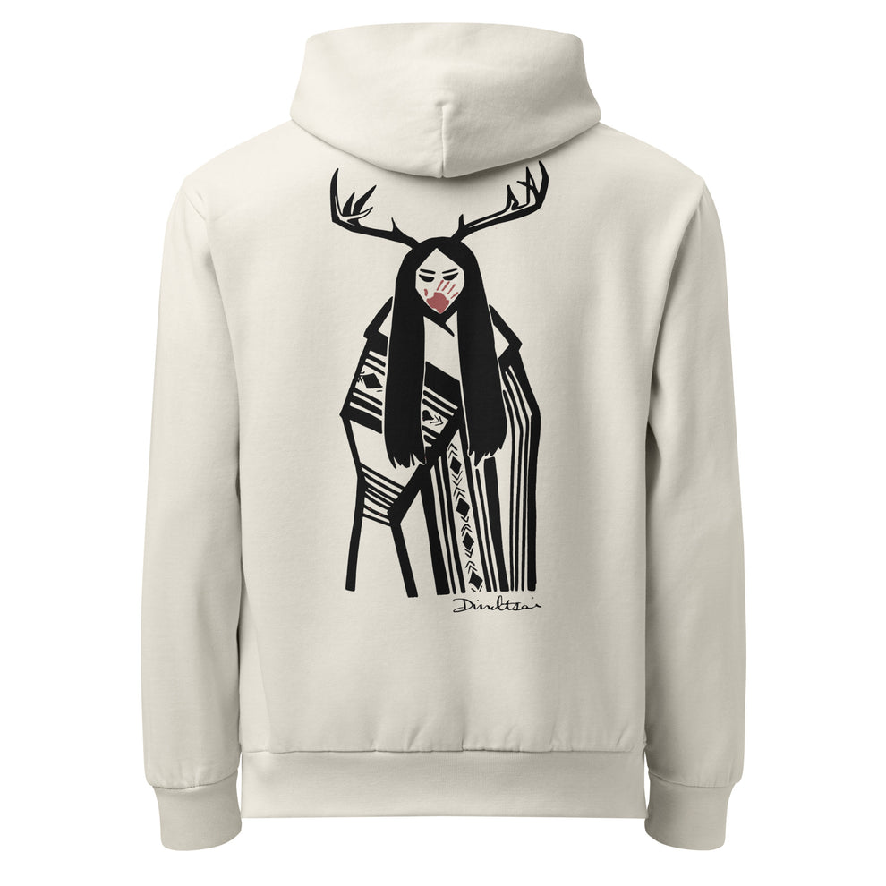 Limited Red Hand Deer Woman Hoodie – Native Instinct